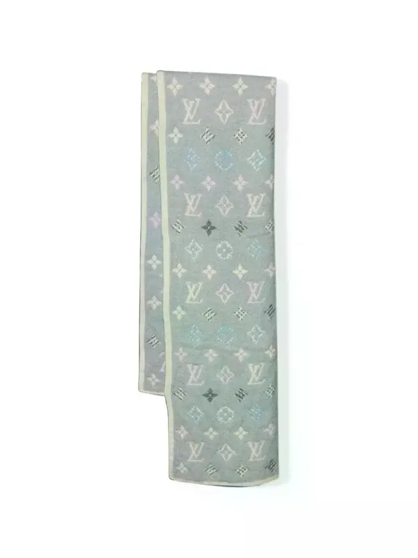 LOUIS VUITTON Pop Monogram Scarf - Grey
