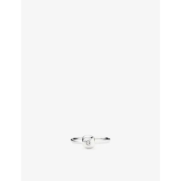 MISSOMA Molten Soft Square Sterling -plated Brass Ring