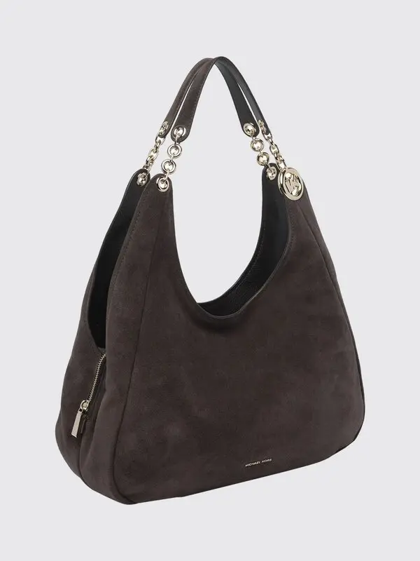 Michael Kors Ellie Suede Leather Flared Shoulder Bag
