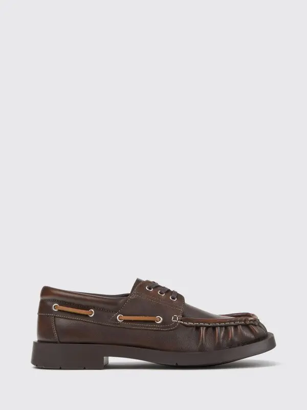 Camper Mil 1978 Smooth Calfskin Boat Shoes - Brown