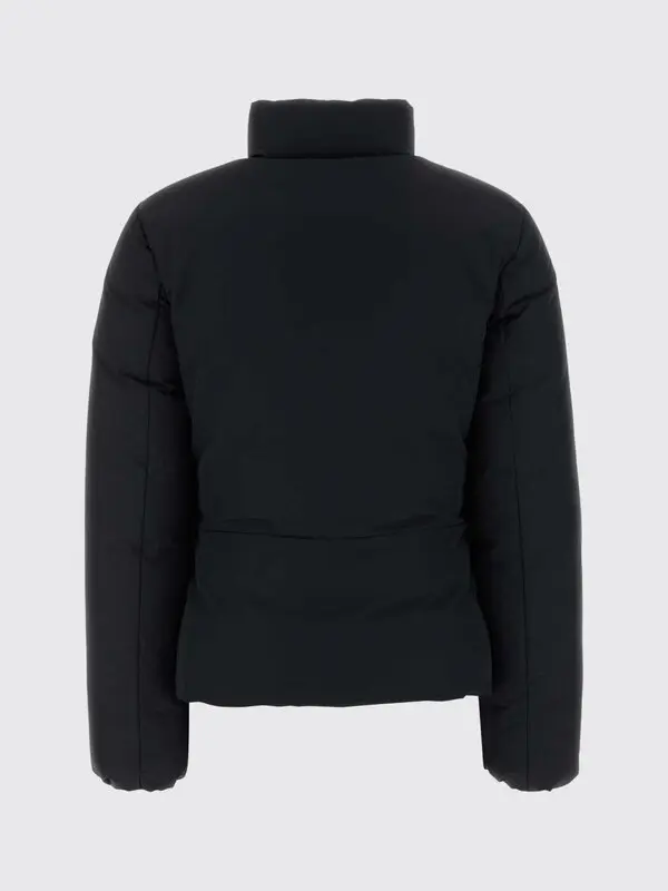 JIL SANDER Short Quilted Polyester Puffer Jacket With Funnel Neck