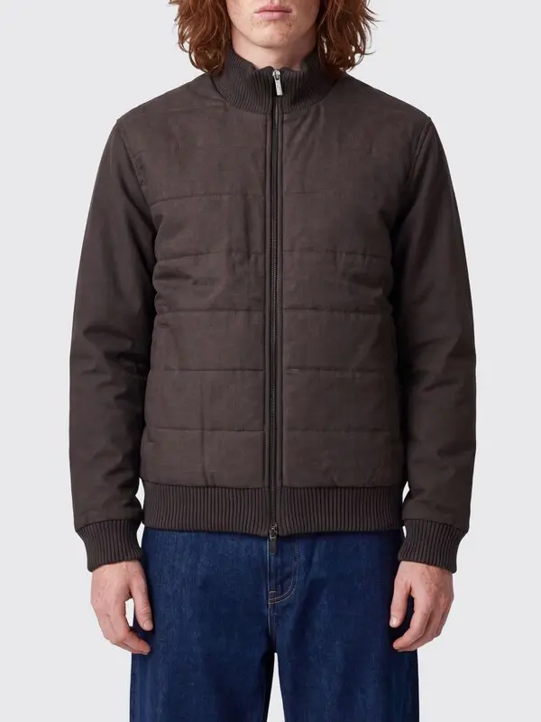 FAY Quilted Waterproof Puffer Jacket With High Collar