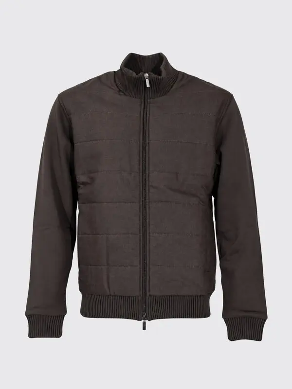 FAY Quilted Waterproof Puffer Jacket With High Collar