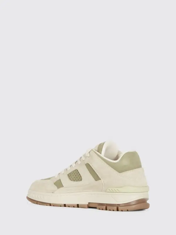 Axel Arigato Two-tone Suede And Nubuck Low-top Trainers