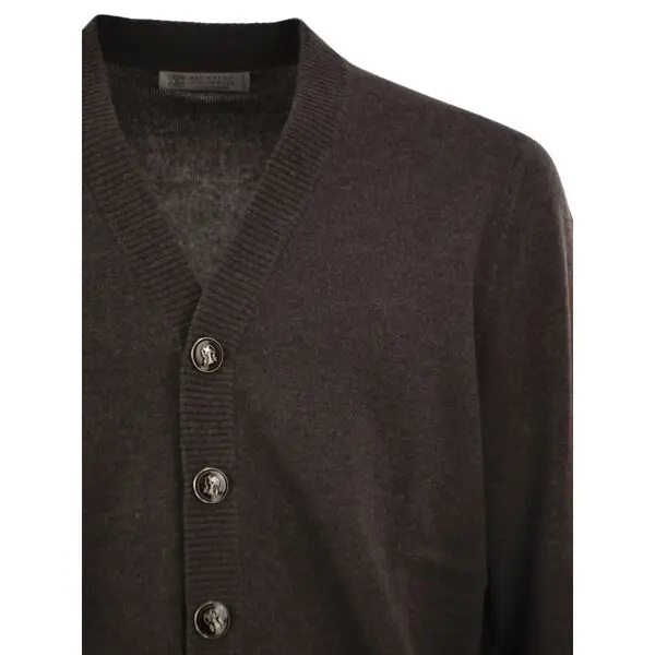 Brunello Cucinelli Grey Sweaters & Knitwear Cardigans - Gray