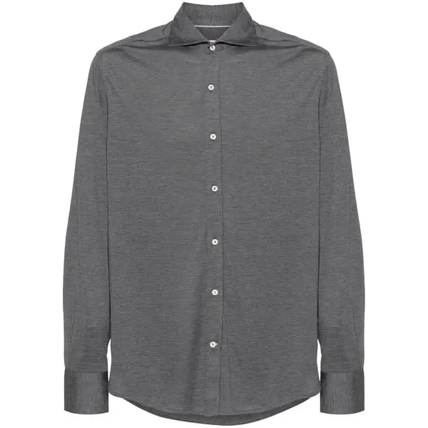 Brunello Cucinelli Grey Shirts - Gray