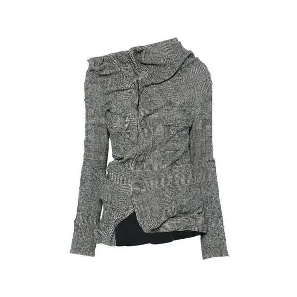 Junya Watanabe Grey Jackets Fitted Jackets - Gray