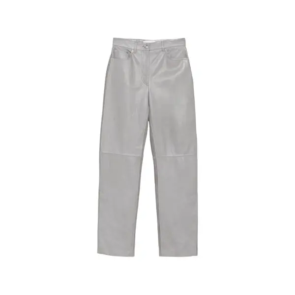 Sportmax Grey Trousers Straight Trousers - Gray