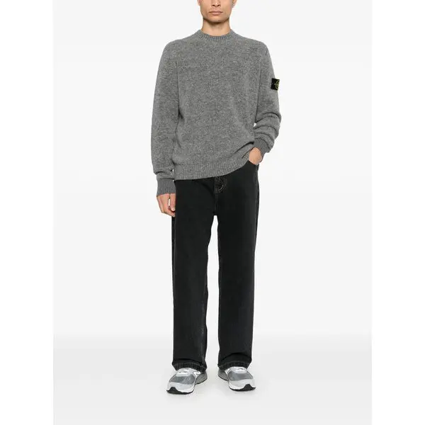 Stone Island Grey Sweaters & Knitwear Jumpers
