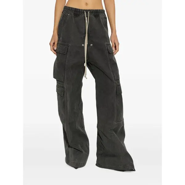 Rick Owens Grey Trousers Straight Trousers