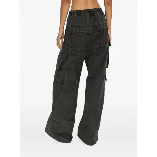 Rick Owens Grey Trousers Straight Trousers