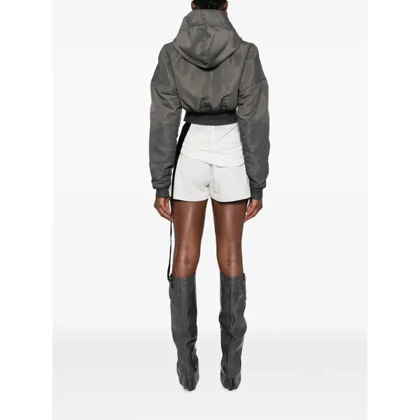 Rick Owens Grey Jackets Cropped Jackets