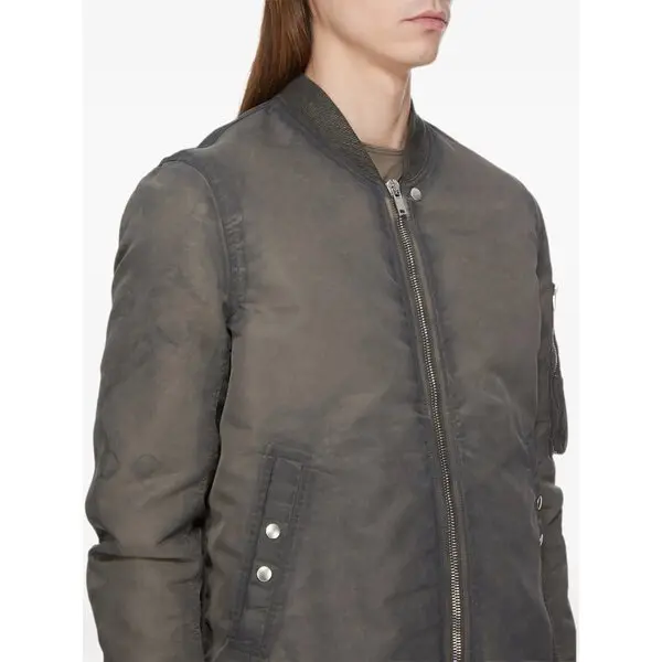 Rick Owens Grey Jackets Bomber Jackets