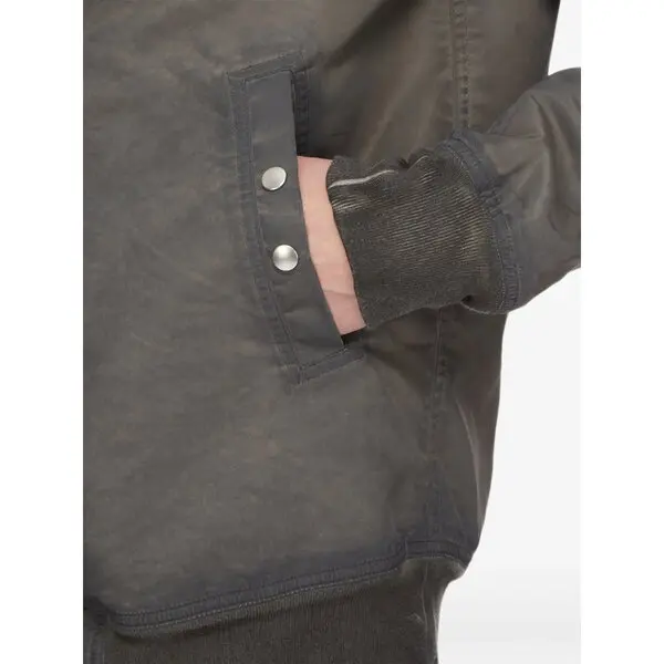 Rick Owens Grey Jackets Bomber Jackets