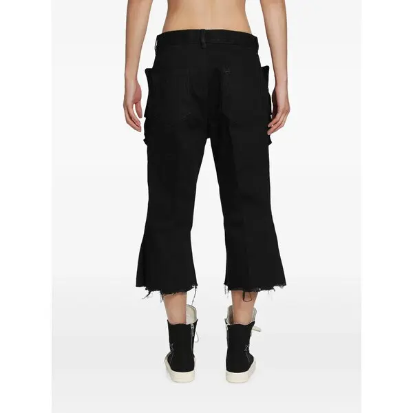 Rick Owens Denim Cropped Jeans