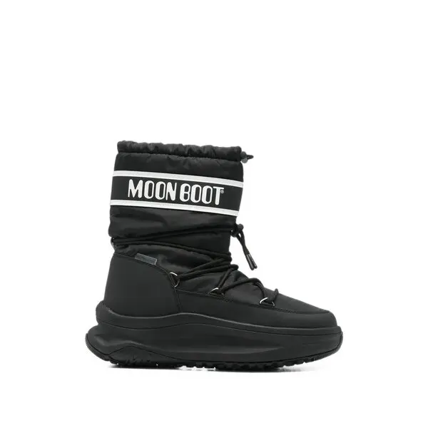 Moon Boot Tote Bags - Black