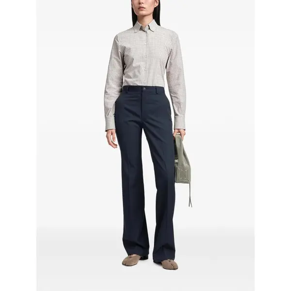 MAISON MARGIELA Grey Trousers Tailored Trousers