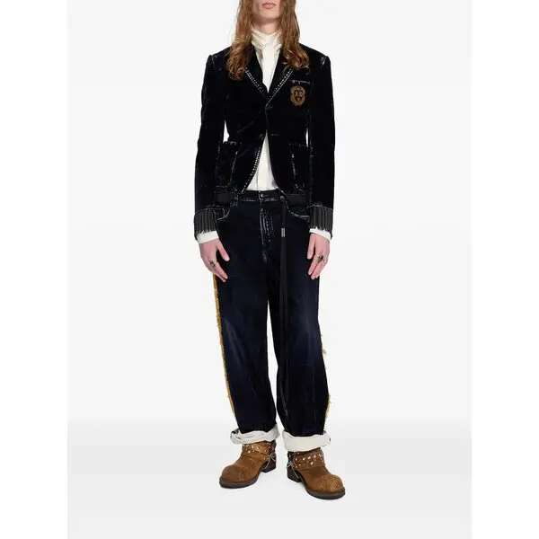 ANN DEMEULEMEESTER Denim Wide-leg Jeans