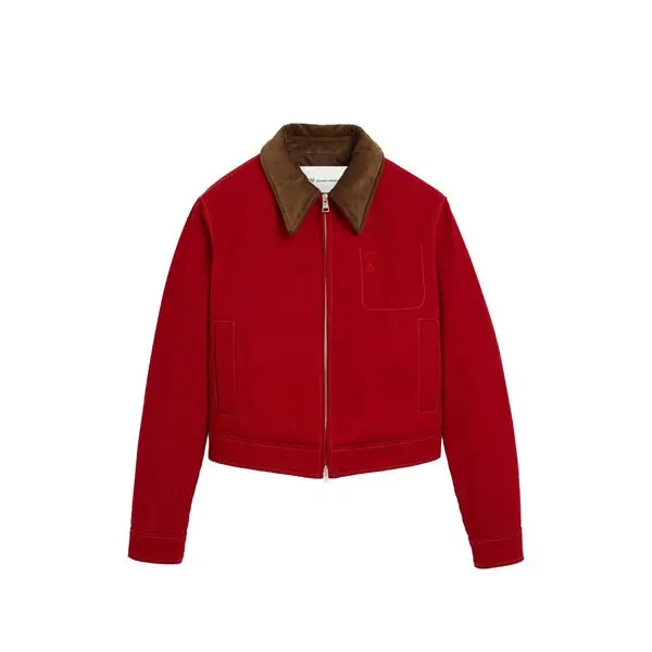 AMI Paris Jackets Bomber Jackets - Red