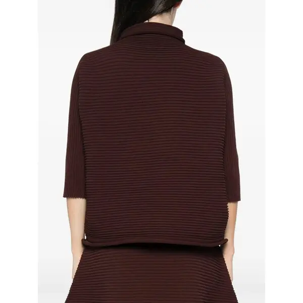 Issey Miyake Tops Blouses - Brown