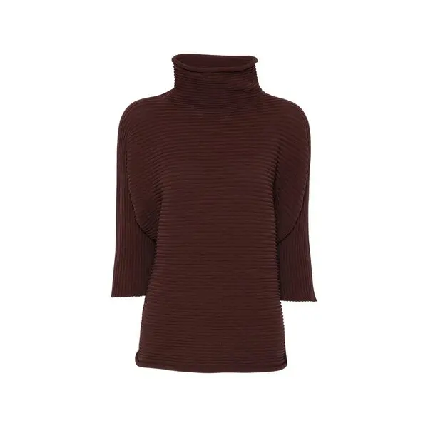 Issey Miyake Tops Blouses - Brown