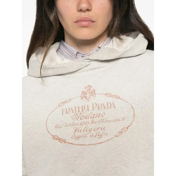 Prada Grey Tops Hoodies