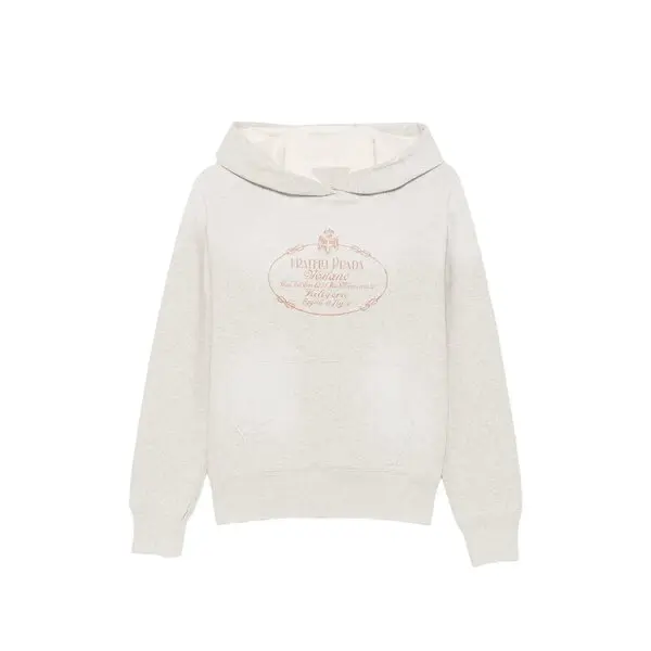 Prada Grey Tops Hoodies - Gray