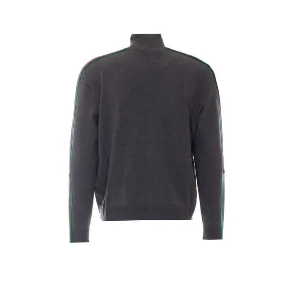 Gucci Web Tape Zip Light Wool Jacket