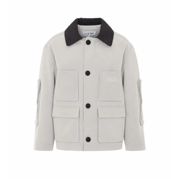 Loewe Logo Heavy Jacket - Gray