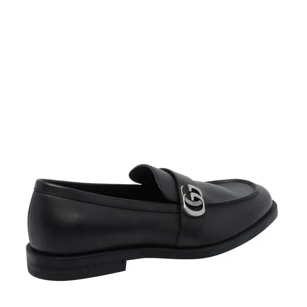 Gucci Double Gg Logo Loafers