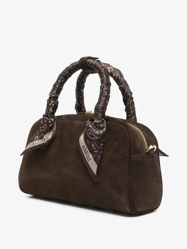 Amiri Logo-plaque Scarf-handle Tote Bag