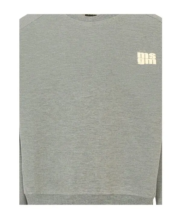 MSGM Logo-print Crew-neck Sweatshirt