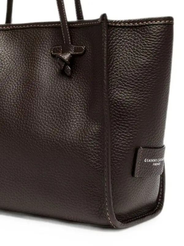 GIANNI CHIARINI Marcella Shopping Grained Leather Tote Bag