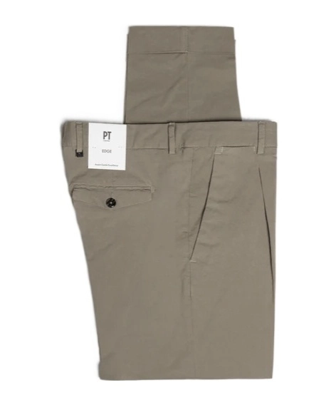PT TORINO Edge Turn-up Trousers - Gray