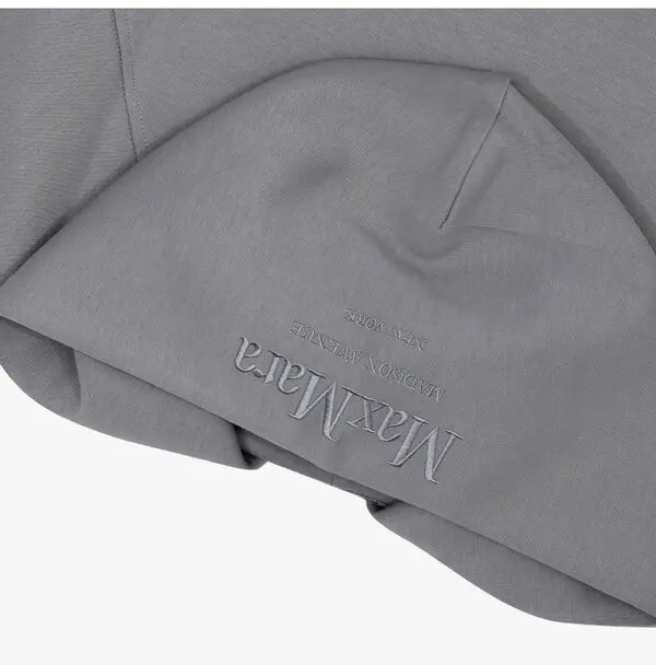 Max Mara Technical Cotton Jersey Sweatshirt