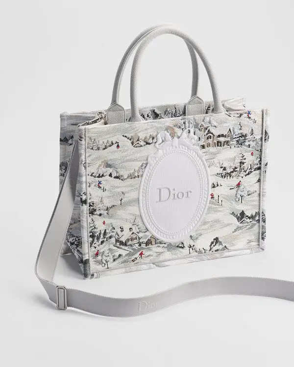 Dior Dioralps Medium Book Tote With Strap
