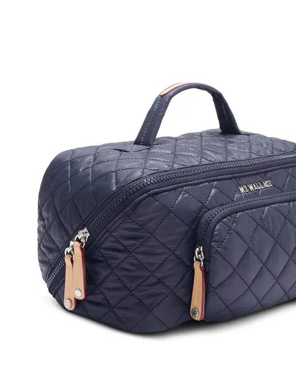 Mz Wallace Large Accordion Organizer Cosmetic Bag - Navy/apple