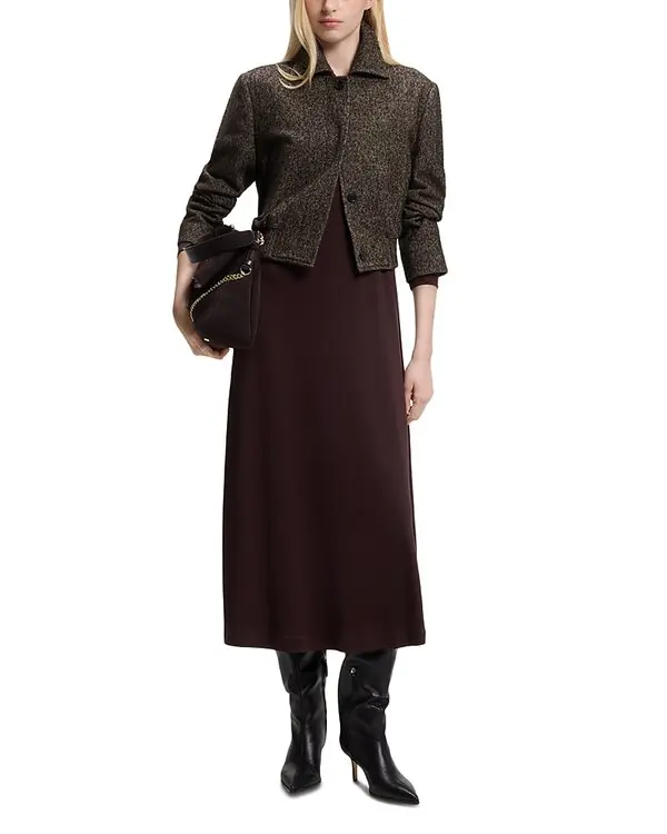 Hugo Boss Jocalenal Tweed Bomber Jacket