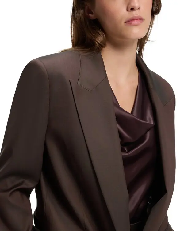 Hugo Boss Jemmala Wool Peak Lapel Blazer