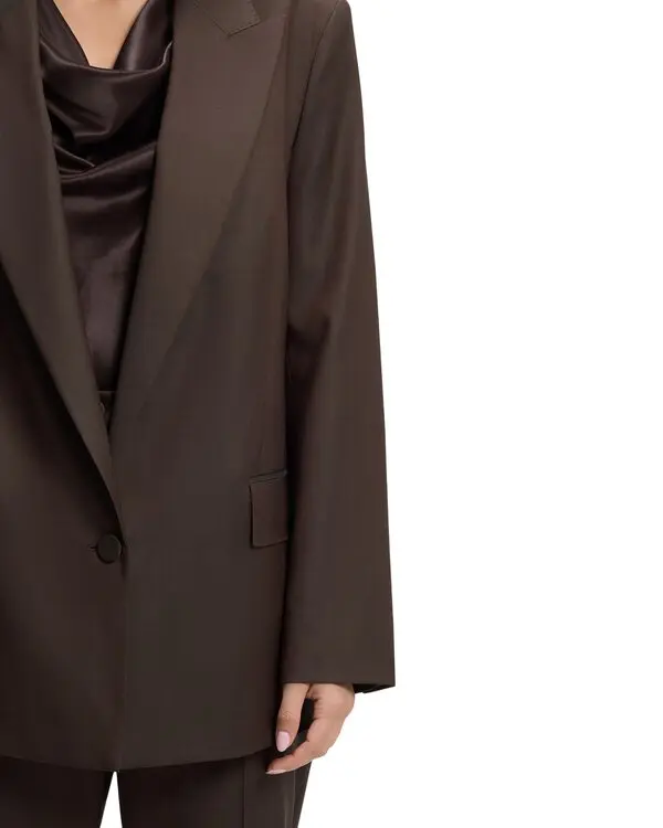 Hugo Boss Jemmala Wool Peak Lapel Blazer