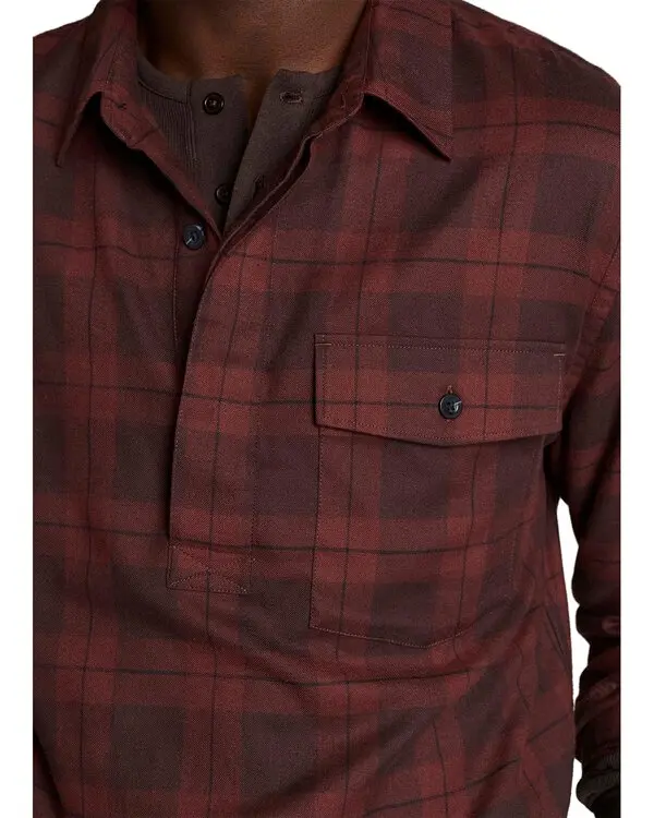 Vince Hamilton Plaid Cotton Classic Fit Popover Shirt
