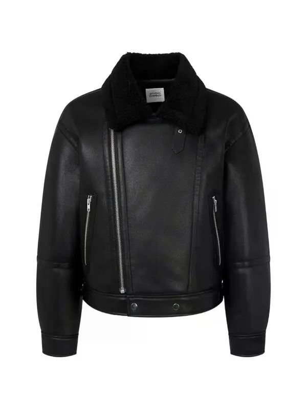 STUDIO TOMBOY Faux-leather Jacket - Black