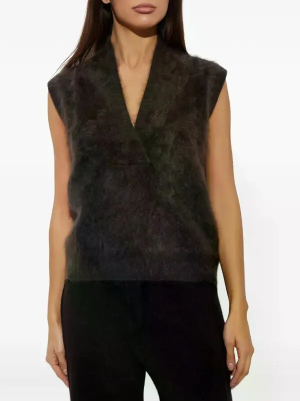 LISA YANG Nolell Brushed Cashmere Top