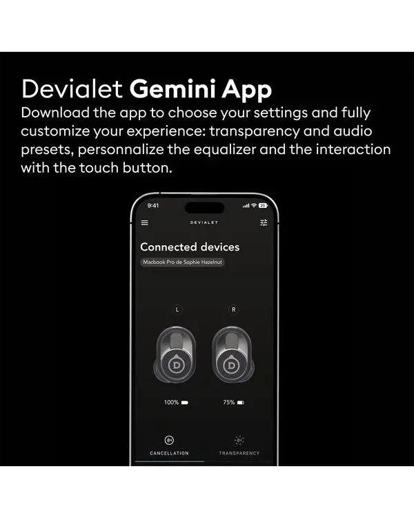 DEVIALET Gemini Ii True Wireless Earbuds - Deep Forest