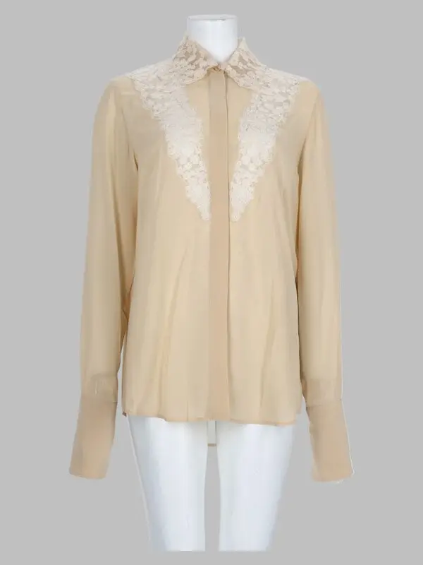 Fendi Tailored Button-front Shirt - Ivory