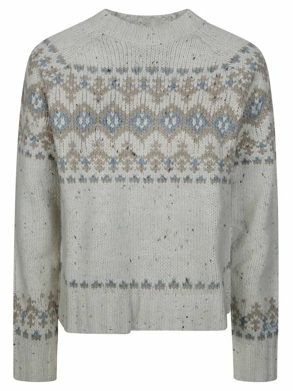 MC2 SAINT BARTH Merida Donegal Long Sleeve Sweater - Multicolor