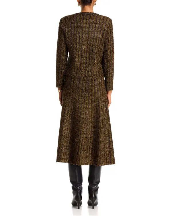 Veronica Beard Keziah Metallic Knit Jacket