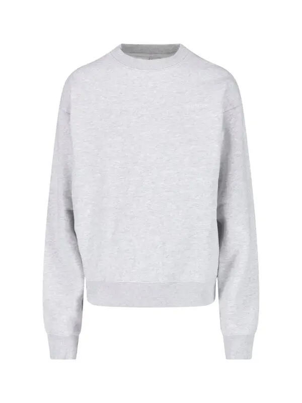 Sporty & Rich Sporty Knit Sweatshirt - Grey