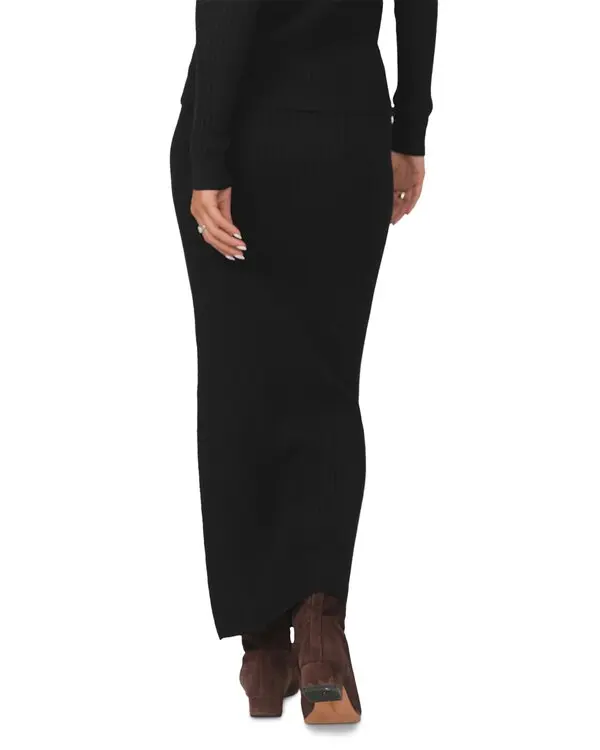 POINT Twisted Cable Knit Maxi Skirt