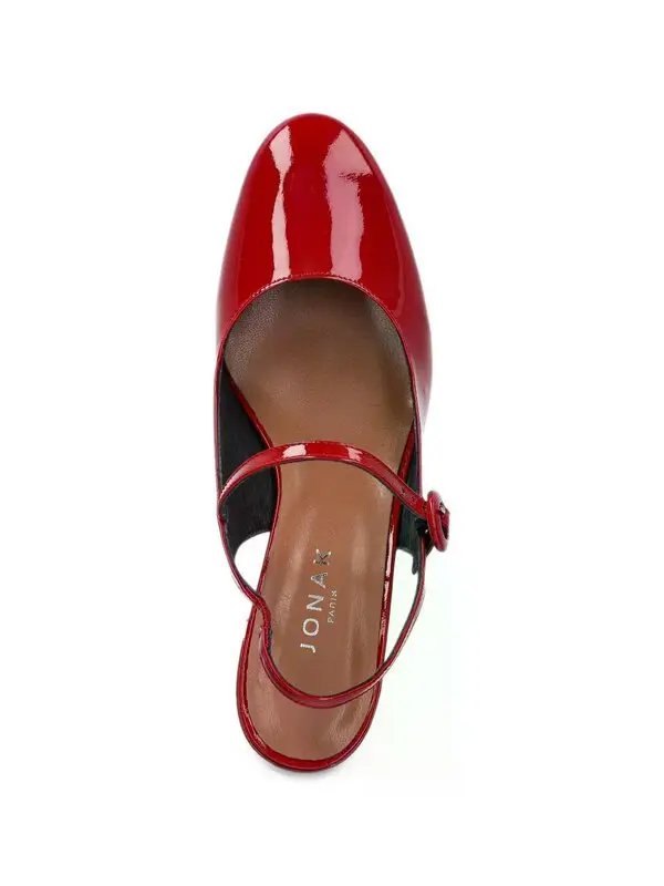 JONAK PARIS Dollar Patent Slingback Pumps